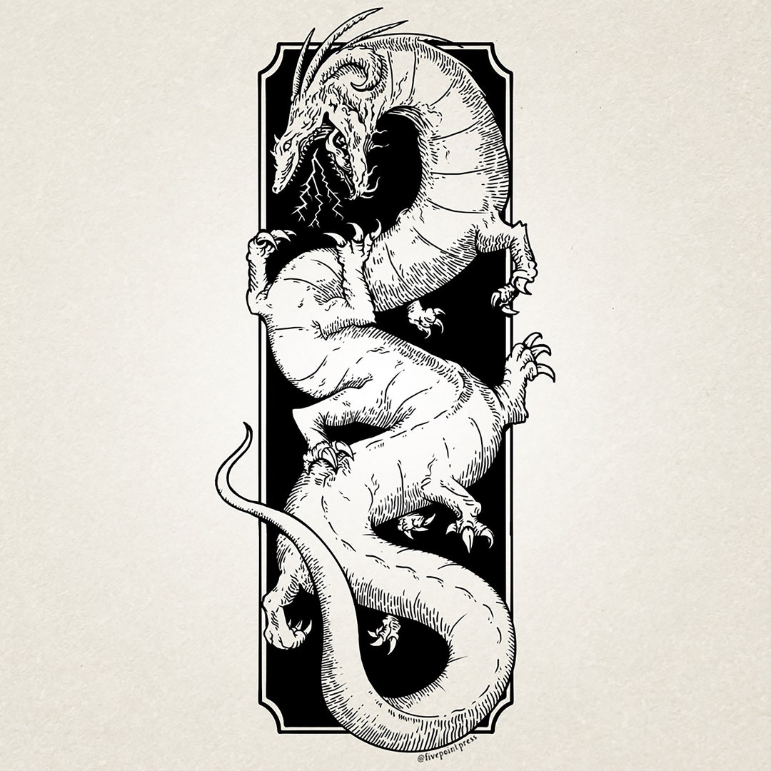 Dungeons and Dragons Behir. Png and Jpg Digital Download for Character ...
