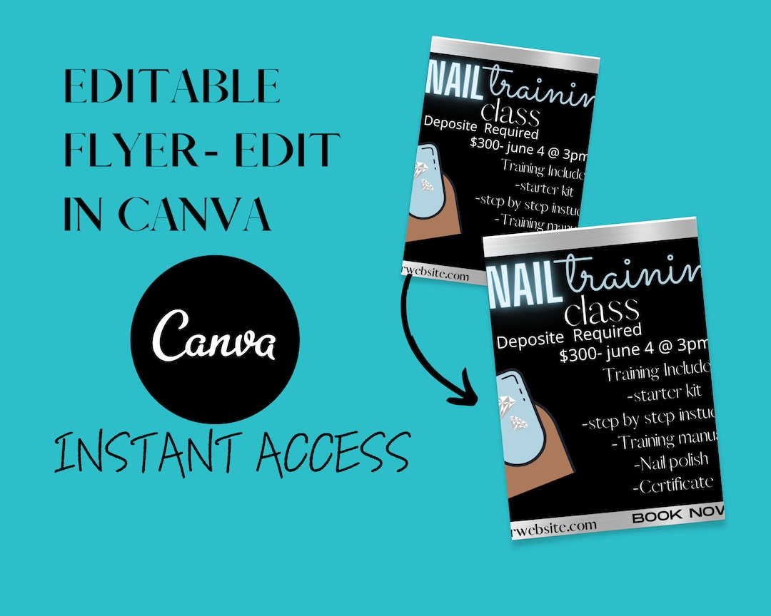 Editable Canva Social Media Flyer Template | Instant Download ...