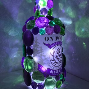 ON POINT DISTILLERY Blackberry Vodka Liquor Love Lamp: the Upcycled ...