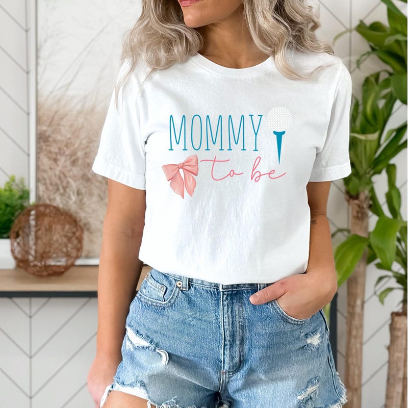 Golf Gender Reveal Tshirt - Etsy