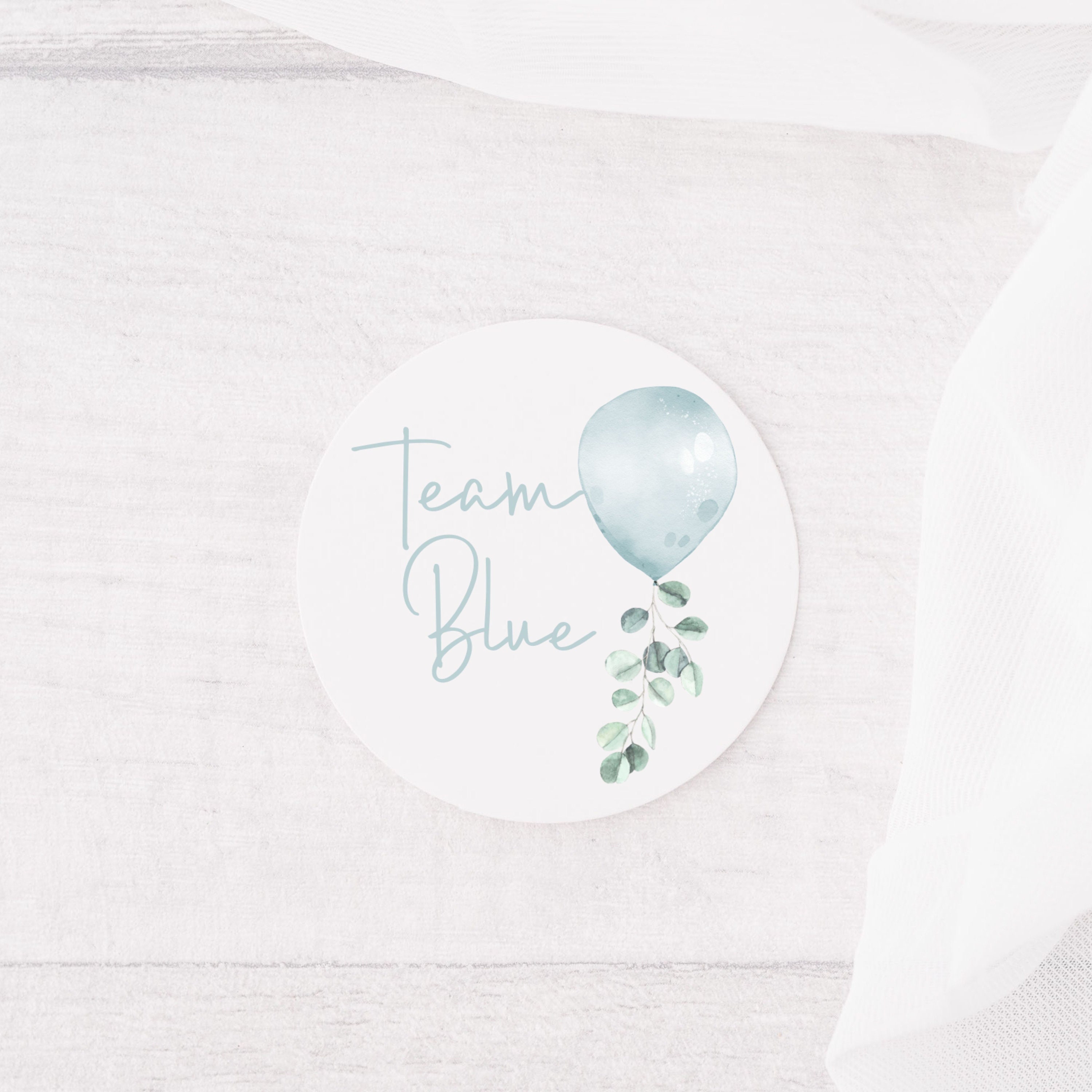 Team Blue Team Pink Gender Reveal Stickers Balloon Theme - Etsy