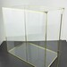 EMH Hand Made Large Glass and Brass Metal Frame Display Showcase Box ...