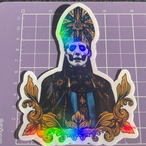 Papa Copia Holographic Vinyl Sticker - Etsy