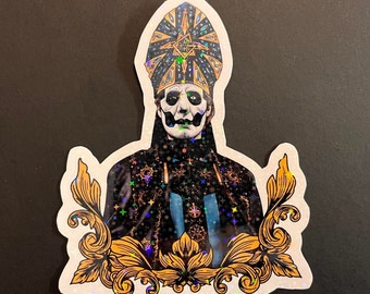 Pride Papa Holographic Vinyl 3-inch Sticker Bi Flag - Etsy