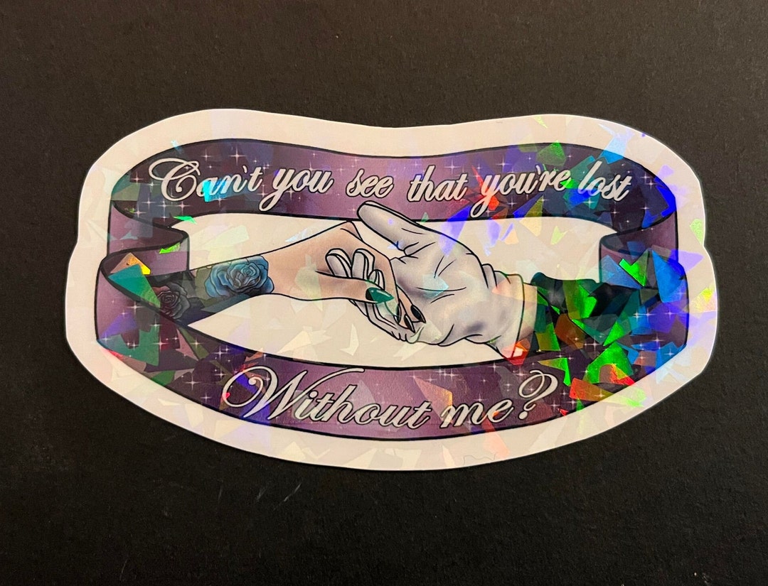 Cirice Lyric Holographic Vinyl Sticker - Etsy