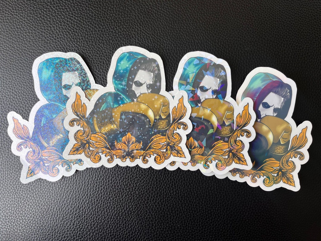 Boxing Papa IV Holographic Vinyl Sticker - Etsy