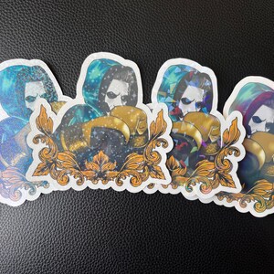 Boxing Papa IV Holographic Vinyl Sticker - Etsy