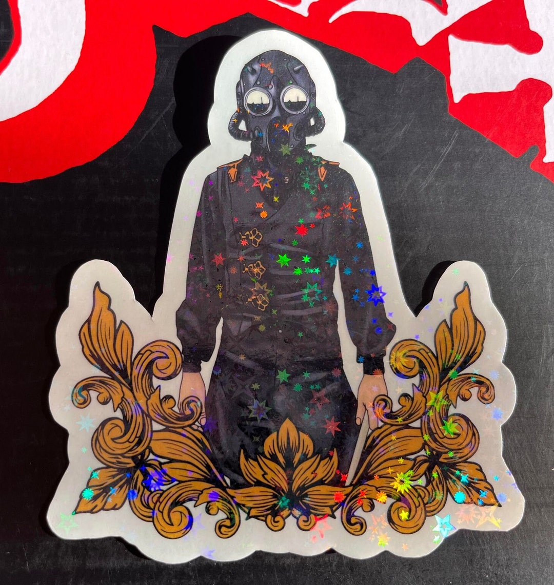 Holographic Vinyl Mountain Ghoul Sticker - Etsy