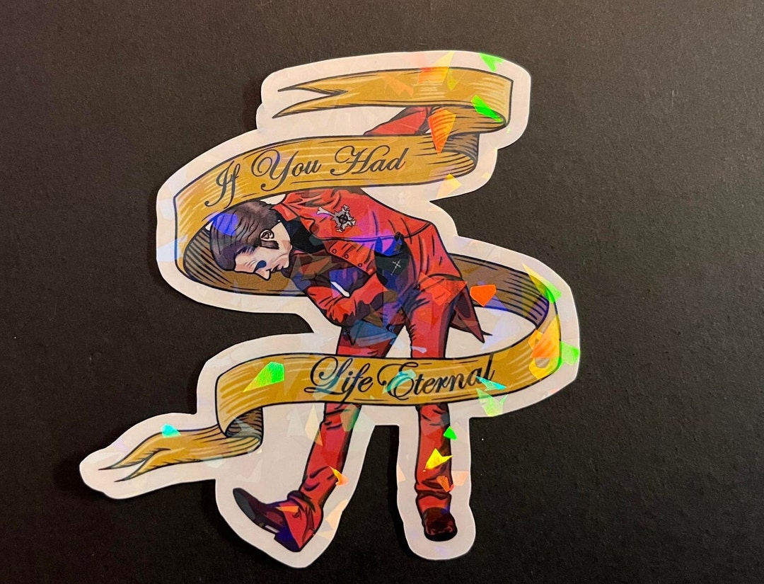 Holographic Vinyl Life Eternal Sticker - Etsy