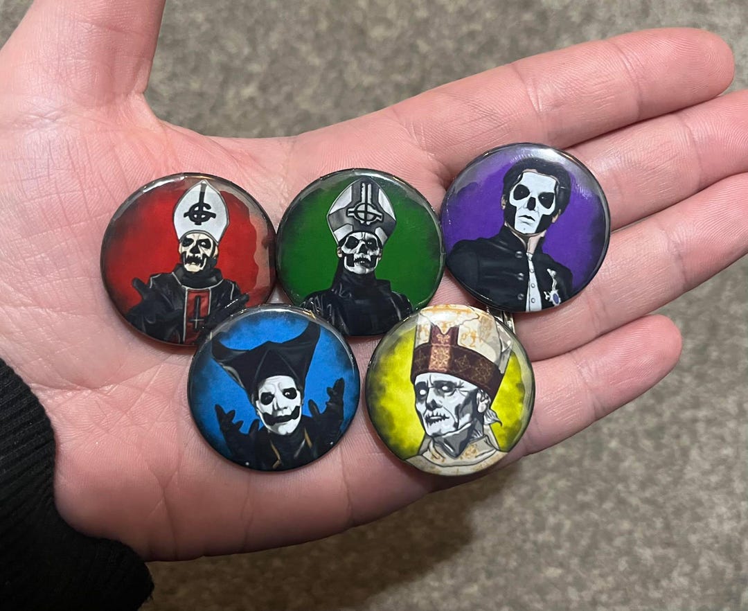 32mm Papa Emeritus Badges/buttons - Etsy
