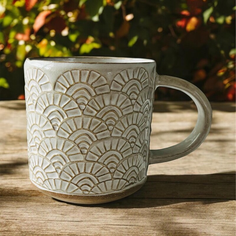 Stamped Pottery - Etsy
