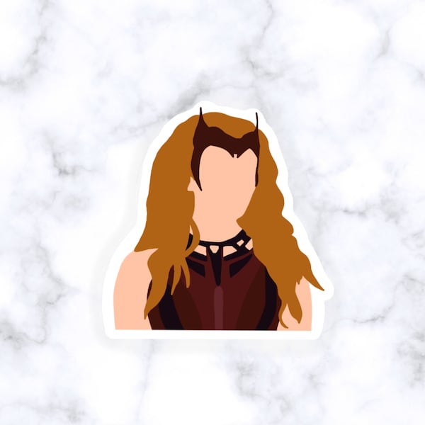 Scarlet Witch Vinyl Stickers - Etsy