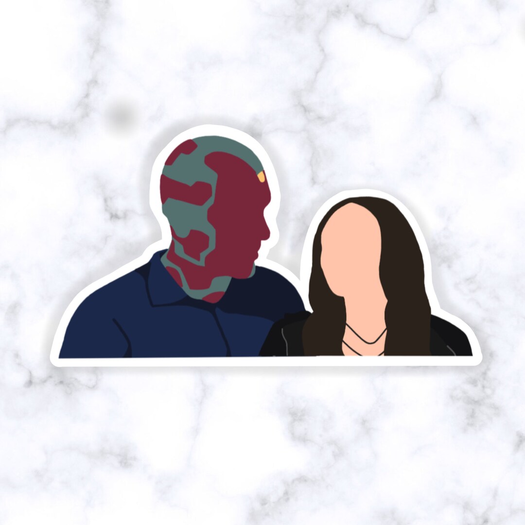 Wanda & Vision Vinyl Sticker/laptop Decal - Etsy