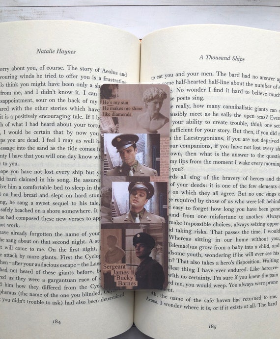 1940s Bucky Barnes Collage Bookmark - Etsy UK