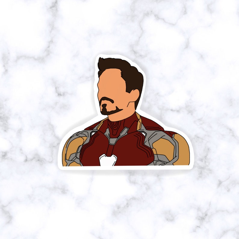 Ironman Vinyl Sticker - Etsy