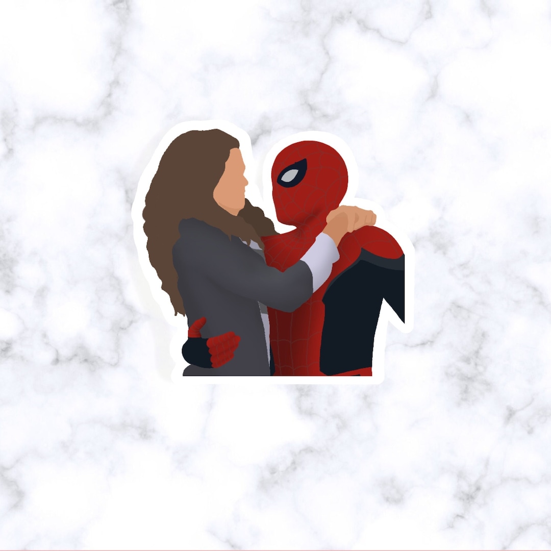 Spider-man and MJ Vinyl Sticker - Etsy