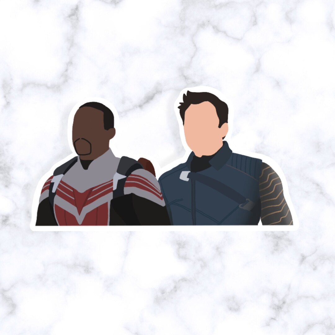 F&WS Sam Wilson and Bucky Barnes Vinyl Sticker - Etsy