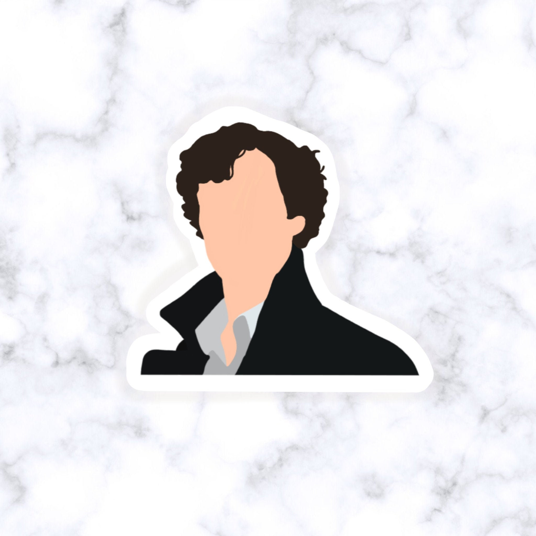 Sherlock Holmes Vinyl Sticker - Etsy