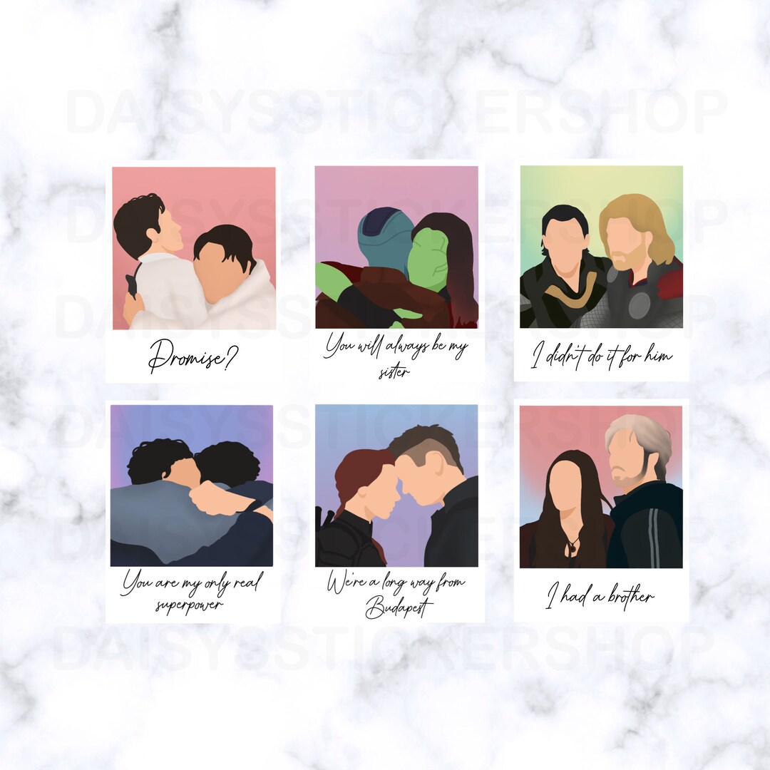 Duos Series II Vinyl Stickers - Etsy