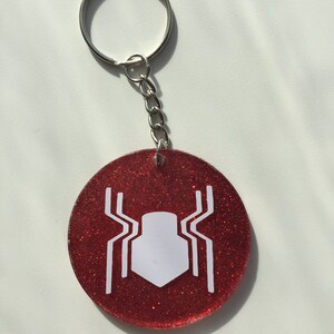 Spidey Logo Keychain - Etsy