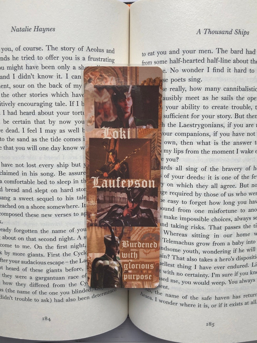 Loki Laufeyson Collage Bookmark - Etsy