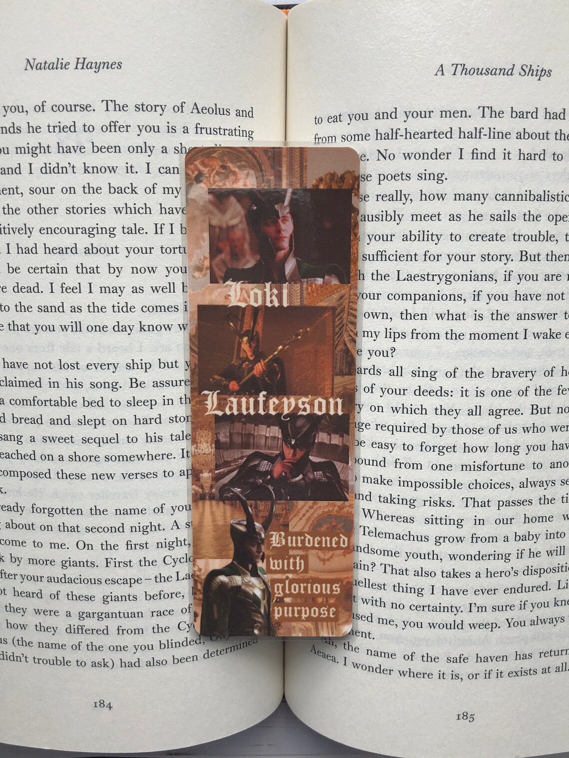Loki Laufeyson Collage Bookmark - Etsy