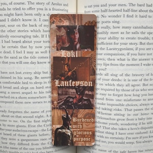 Loki Laufeyson Collage Bookmark - Etsy