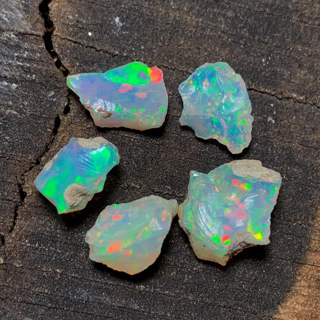AAA Grade Unique Opal Raw, White Rainbow Fire Opal Rough, Big Size Opal ...