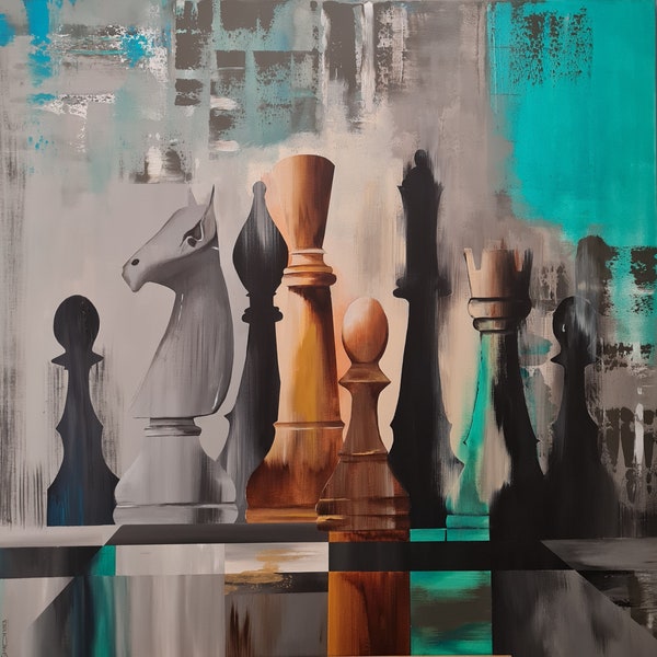 Checkmate Painting - Etsy