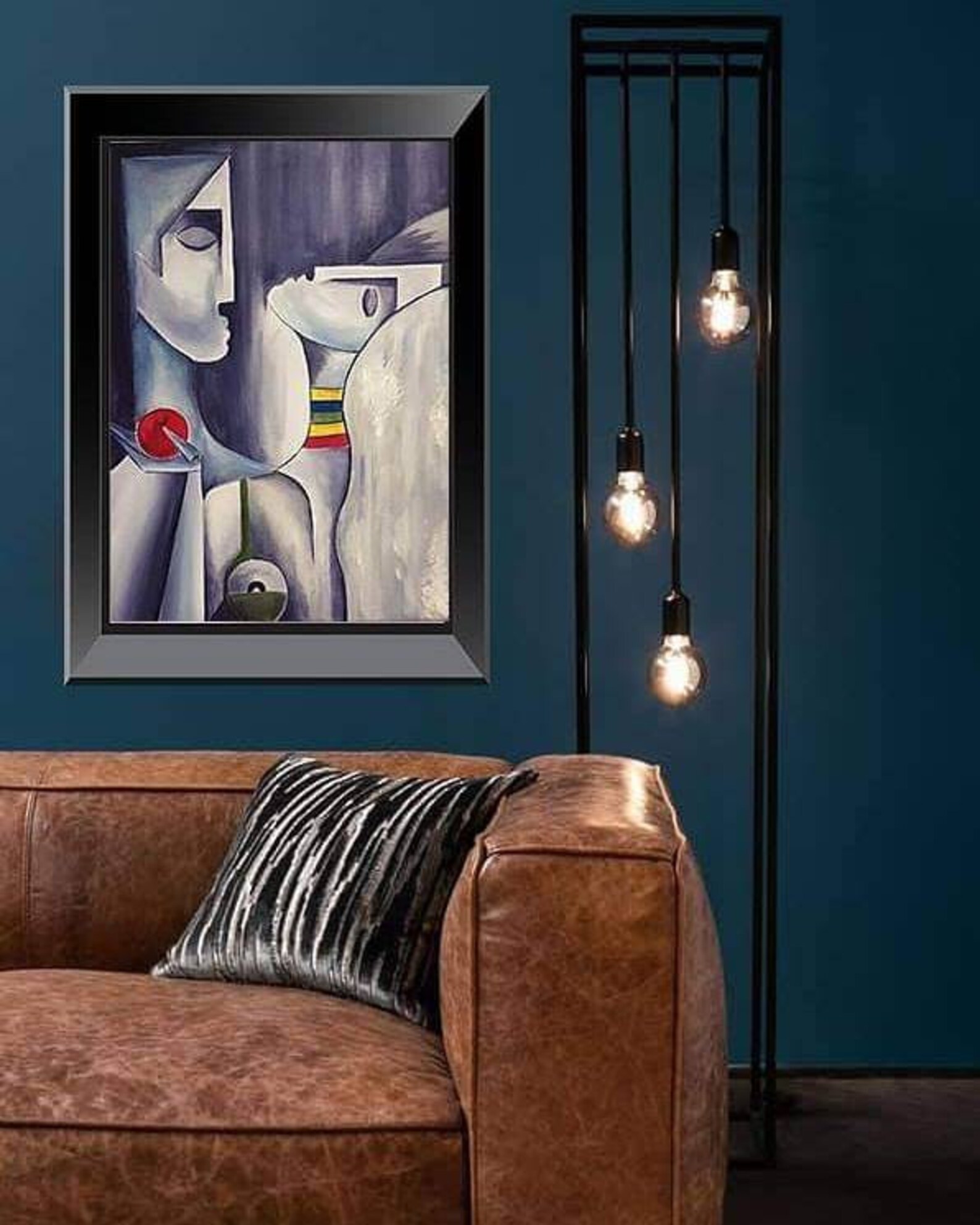 Original Acrylic Painting of Canvas (cold Love) - Etsy