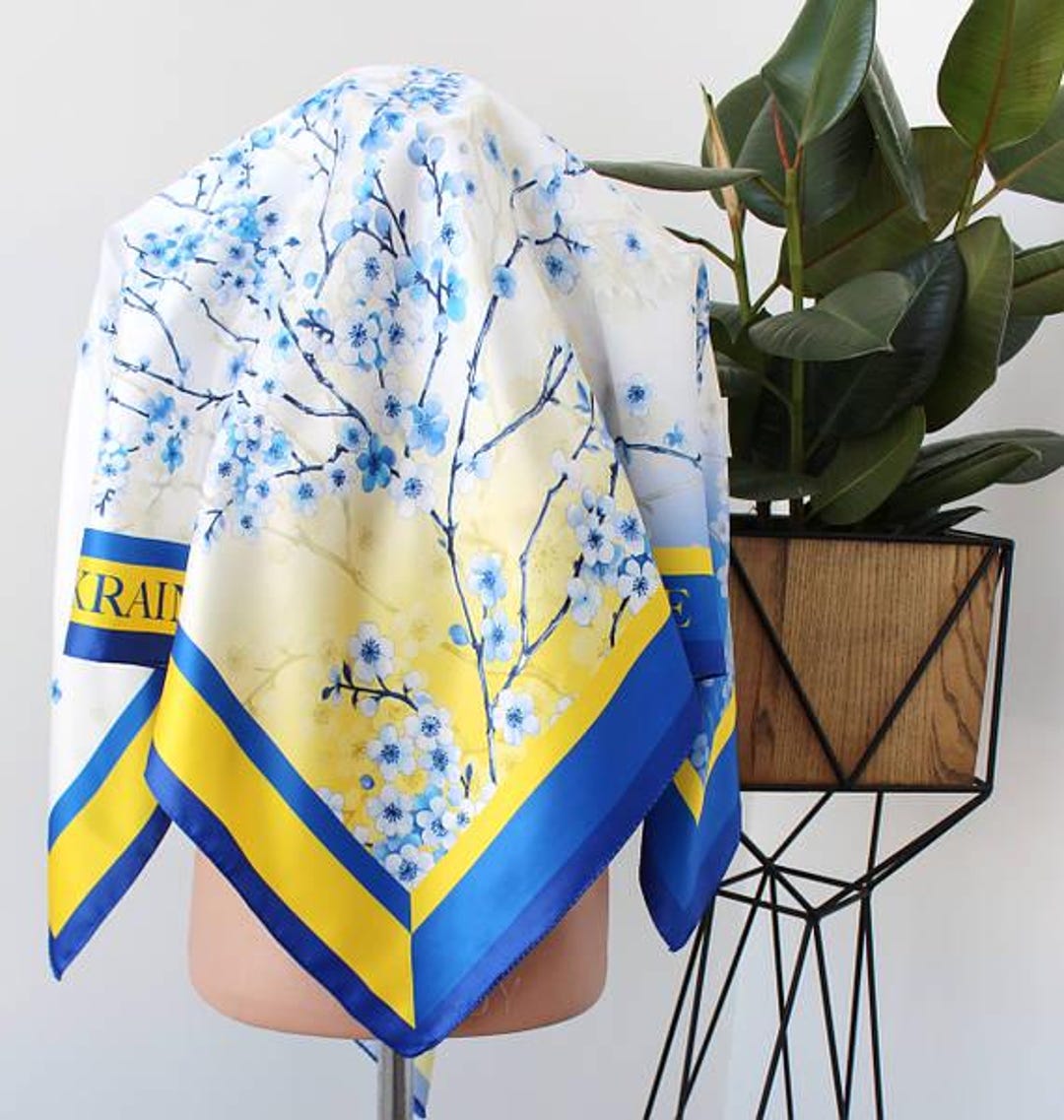 Ukrainian Bohemian Shawl 90*90 Cm Ethnic Ornament Collection Shawl ...
