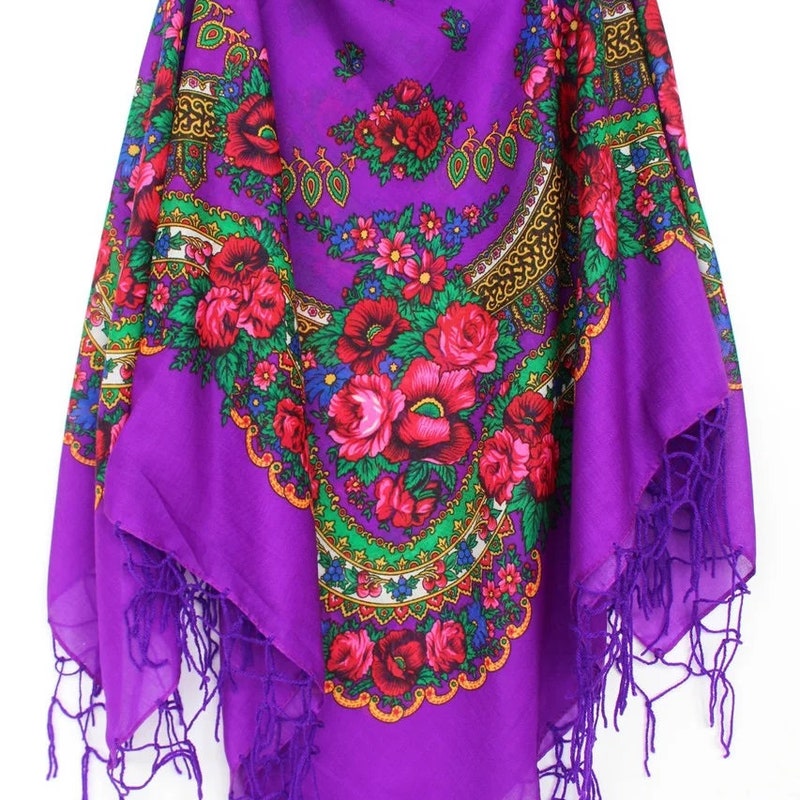 Babushka Scarf - Etsy