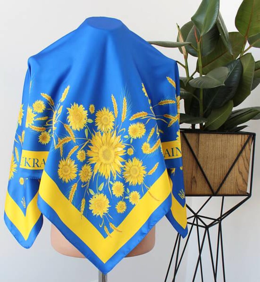 Ukrainian Bohemian Shawl 90*90 Cm Ethnic Ornament Collection Shawl ...