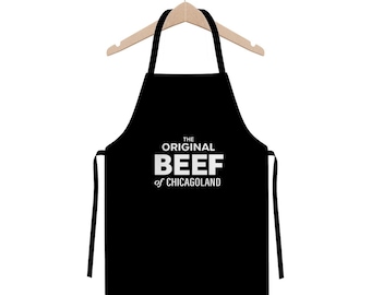 The Bear Apron Original Beef of Chicago Land Organic Cotton Apron ...