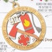 Firefighter Christmas Ornaments SVG File, Firefighter Ornaments SVG ...