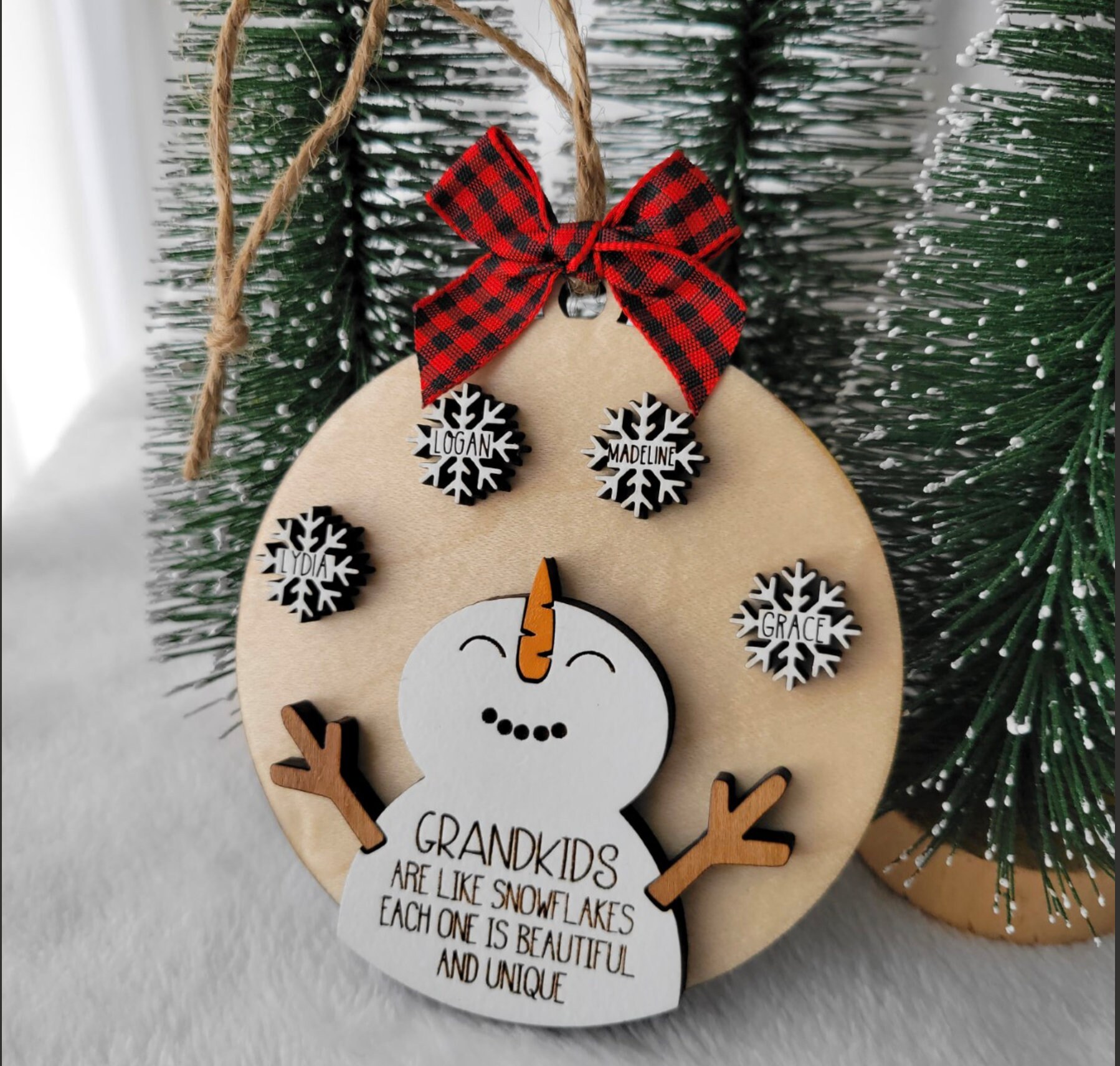 Snowman Friend Christmas Ornament SVG Snowman Family - Etsy