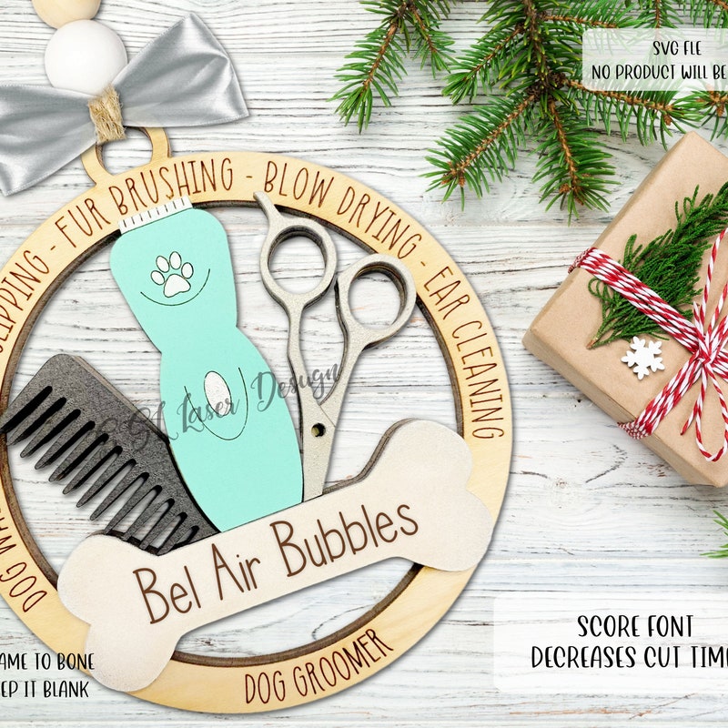 Dog Groomer Laser Svg - Etsy