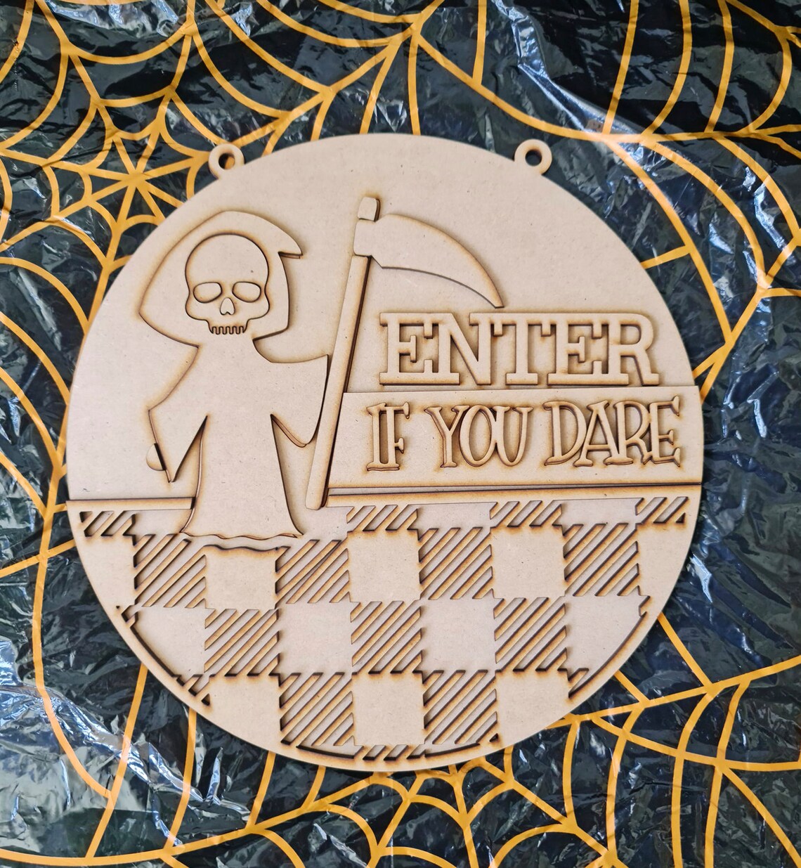 Grim Reaper Door Sign SVG October Door Sign SVG Grim Reaper - Etsy