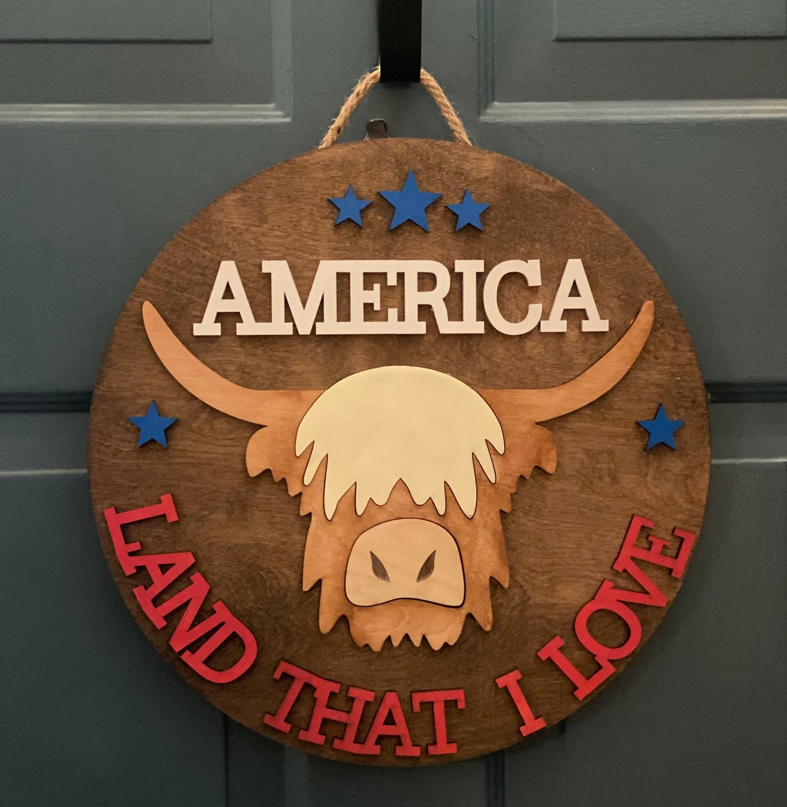 Highland Cow Door Sign, Highland Cows Cut File, Fluffy Cow Door Sign ...