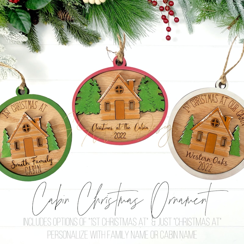 Cabin Ornament - Etsy