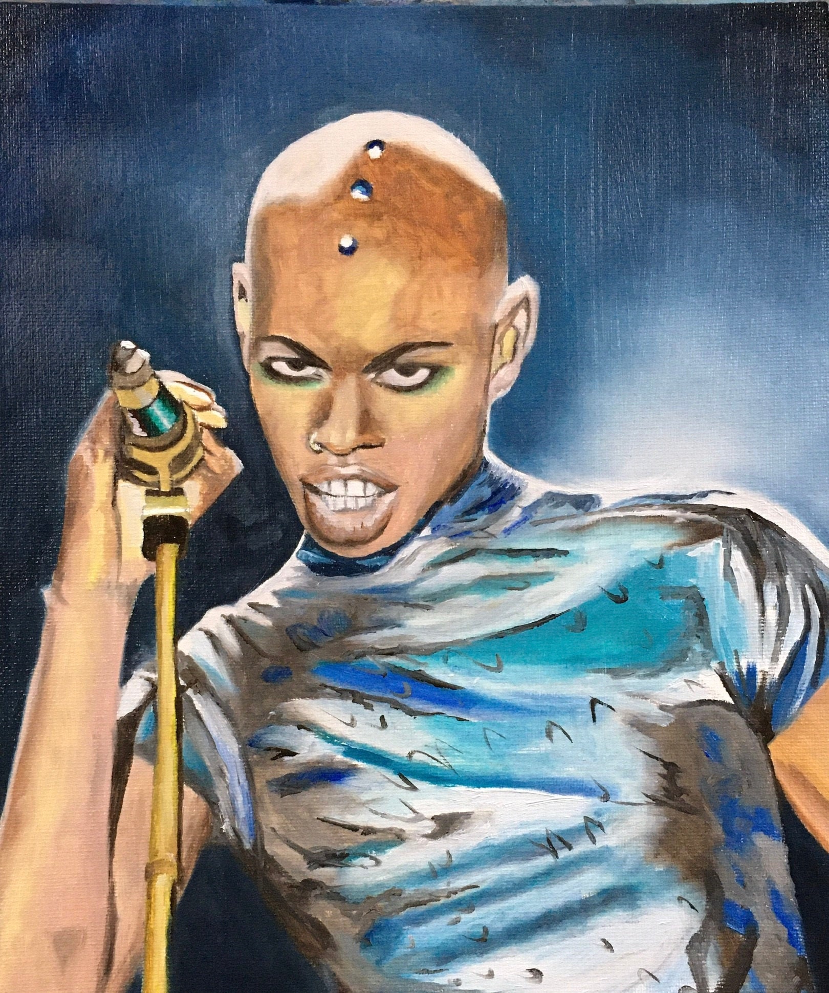 Skin - Skunk Anansi - Portrait- celebrity/ musician — Maria Louise Artworks