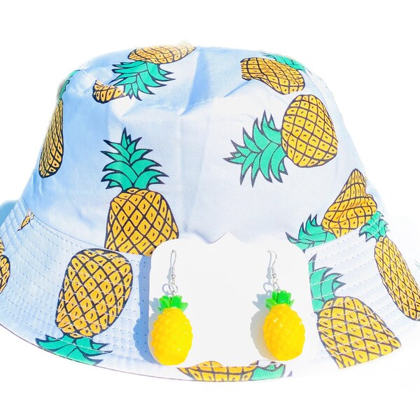 Pineapple Bucket Hat - Etsy