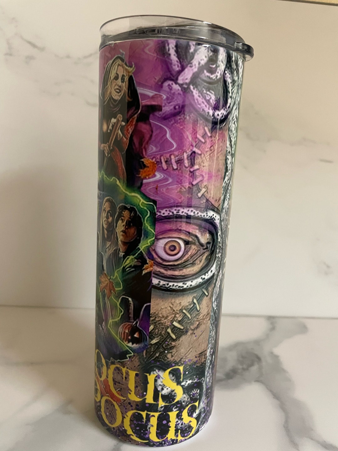 Hocus Pocus Halloween-20 Oz Skinny Tumbler Wrap Sublimation Design ...