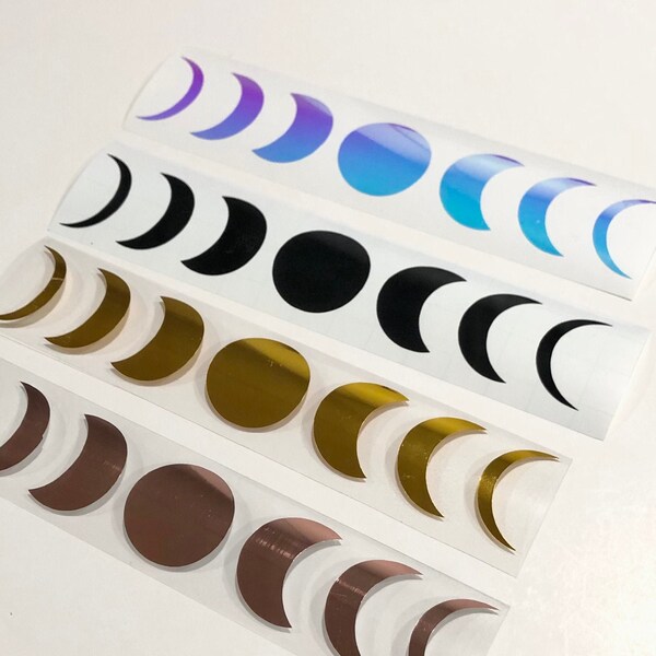 Moon Wall Decal - Etsy
