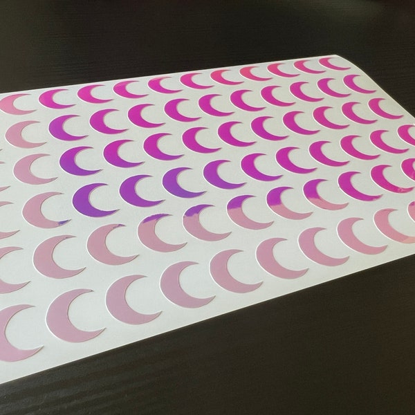 Crescent Moon Decal - Etsy