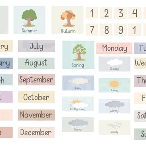 Morning Board | Circle Time | Today Chart | Children’s Calendar ...