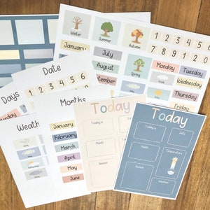 Morning Board | Circle Time | Today Chart | Children’s Calendar ...