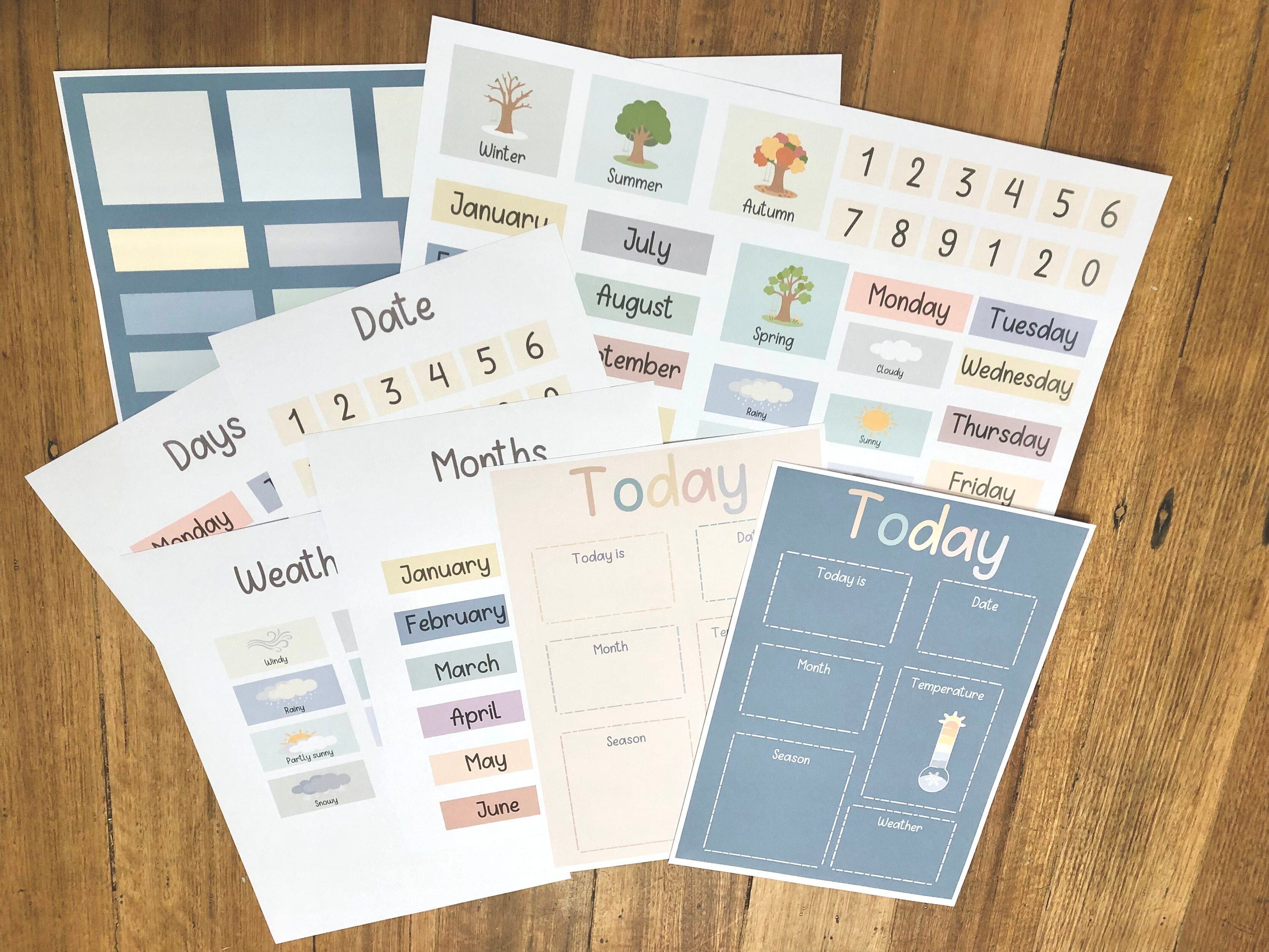 Morning Board | Circle Time | Today Chart | Children’s Calendar ...