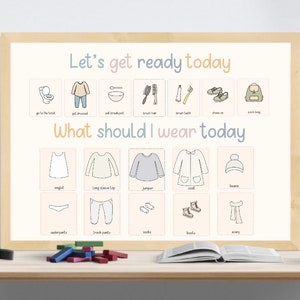 Morning Board | Today Chart | Children’s | Getting Ready Chart | What ...