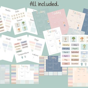 Morning Board | Circle Time | Today Chart | Children’s Calendar ...